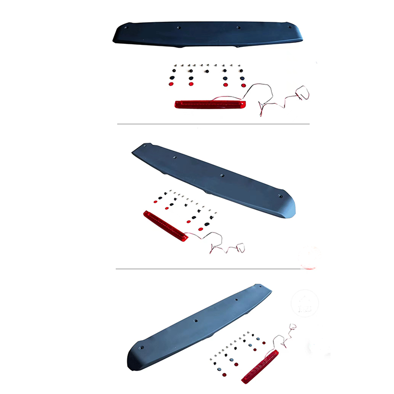 Rear Spoiler And Side Skirt For Toyota Hiace 300 Grandia Gl 2019-2022 ...