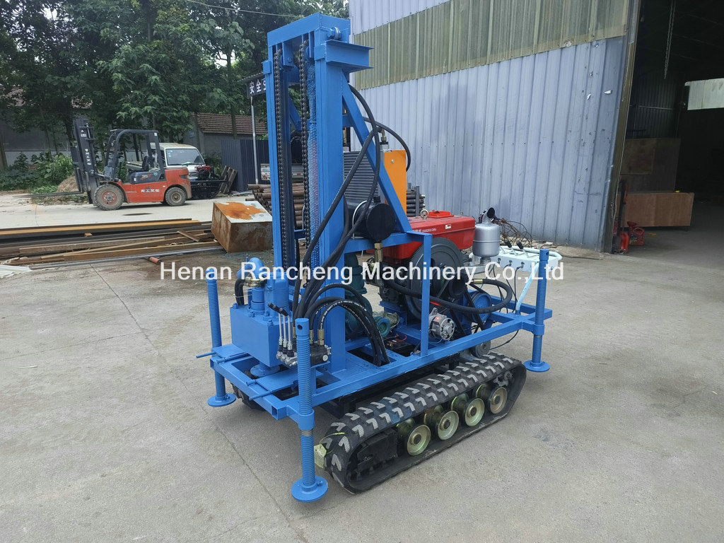 Compact Crawler-mounted Water Well Drilling Rig For 100m And 150m With ...