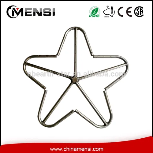 12" Diy Five Pointed Star Shape Fireplace Burner, High Quality 12" Diy ...
