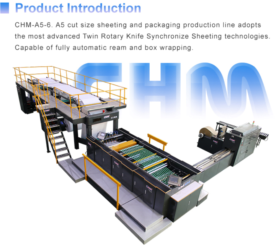Chm 8k Sheeter And Ream Packaging Machine For A4 Paper Production, High ...