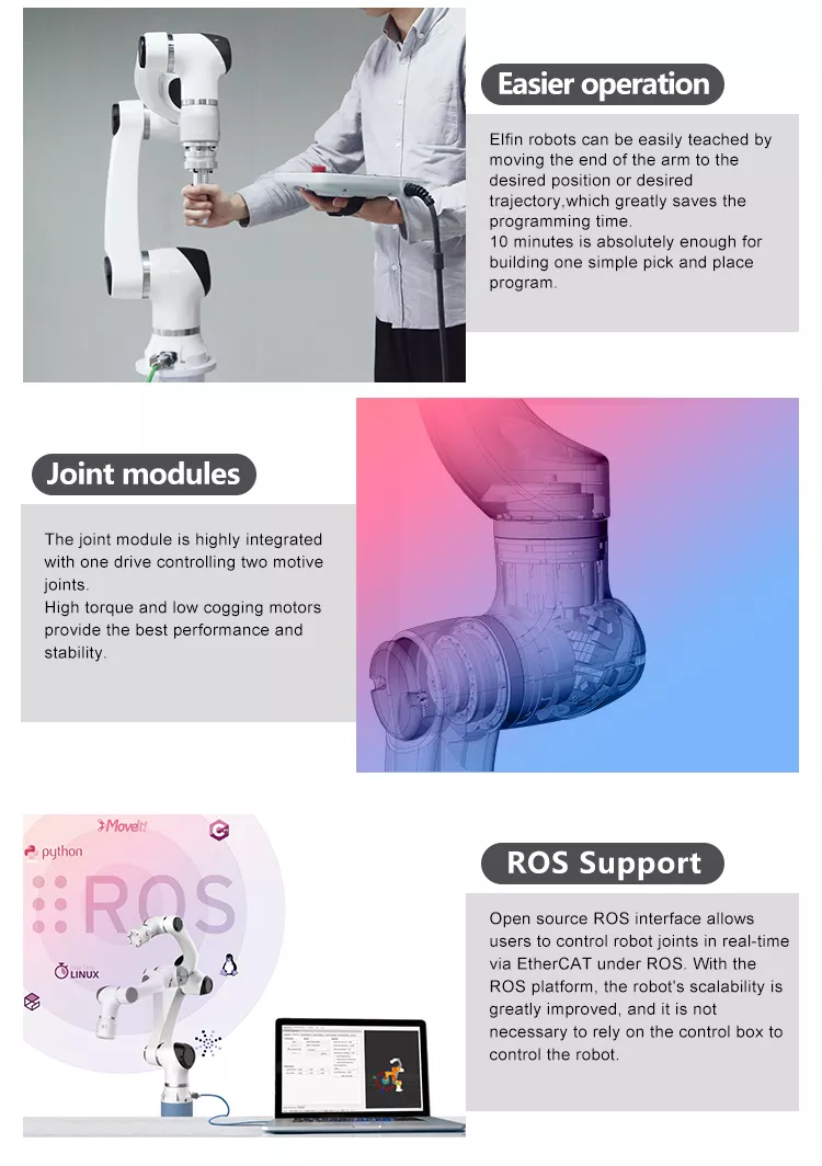 Elfin 5 Collaborative Robot: 6-axis Welding Arm For Pick And Place ...