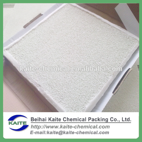 Alumina Ceramic Foam Filter & Al2o3 Foam Ceramic Filter For Aluminium ...