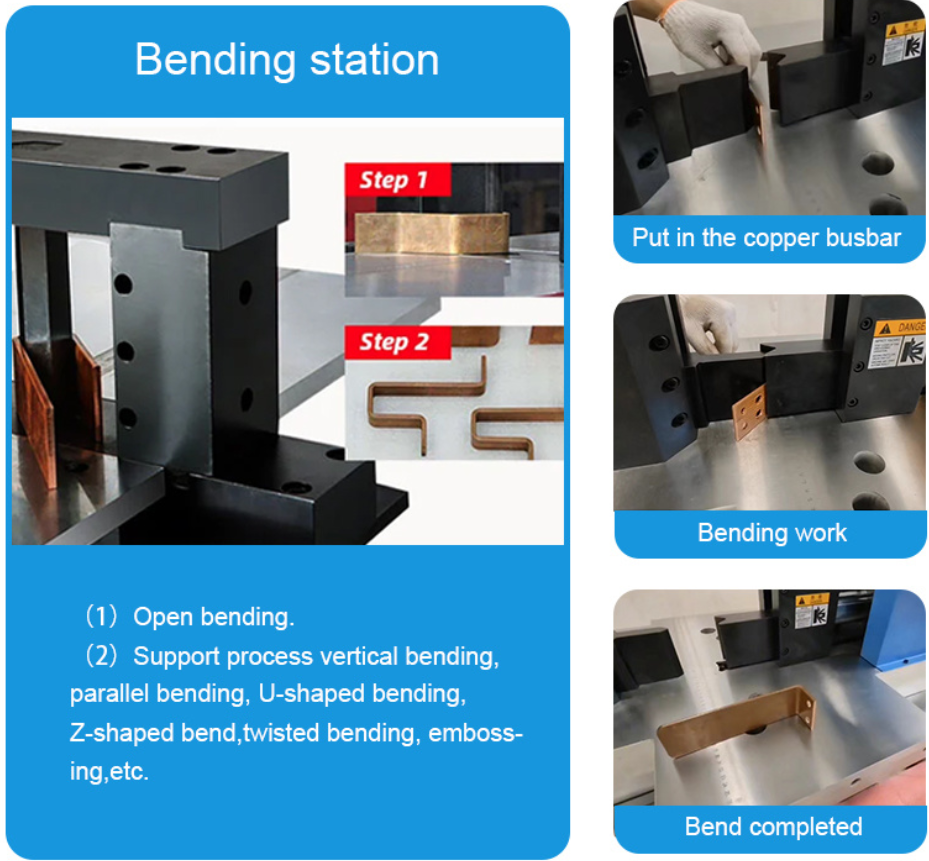 Automated Busbar Processing Machine: Punching, Bending, And Hydraulic ...