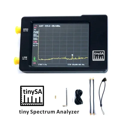 100khz-350mhz Handheld Tiny Spectrum Analyzer Tinysa 2.8 Inch Lcd ...