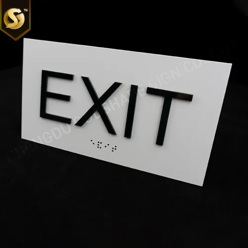 Custom Stainless Steel Tactile Signs Braille Signs, High Quality Custom ...