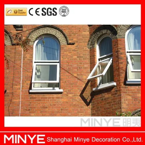 Arch Top European Awning Window With Pvc Profile, High Quality Arch Top ...