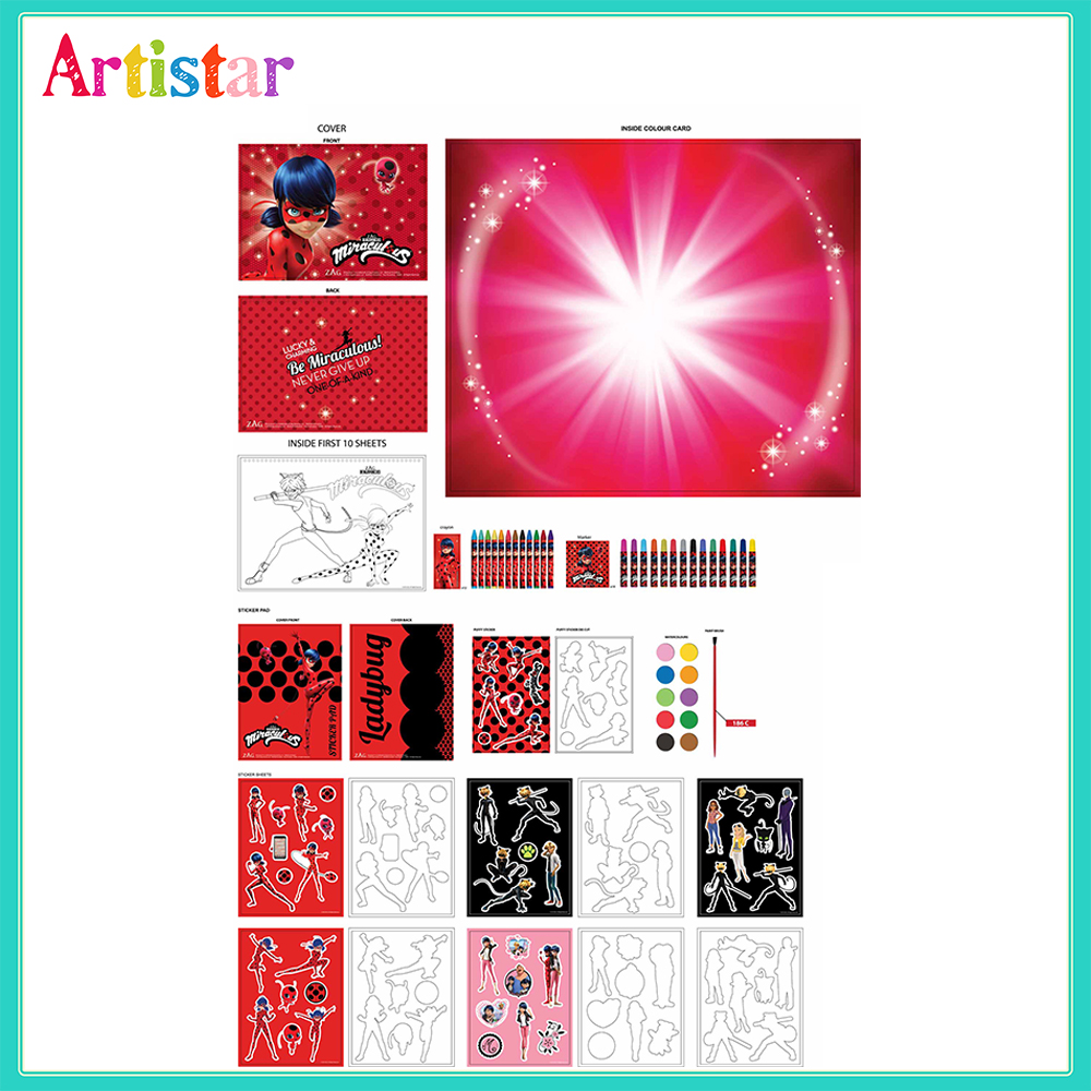 Miraculous Ladybug 100 Pieces Deluxe Set, High Quality Miraculous ...