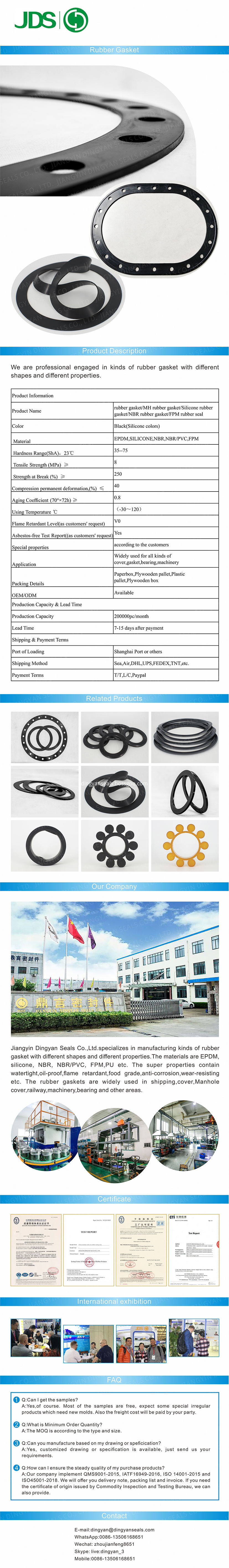 Marine Manhole Rubber Gasket, High Quality Marine Manhole Rubber Gasket ...
