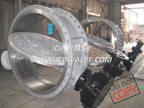 Flanged Three Eccentric Butterfly Valve (d343h), High Quality Flanged Three Eccentric Butterfly ...