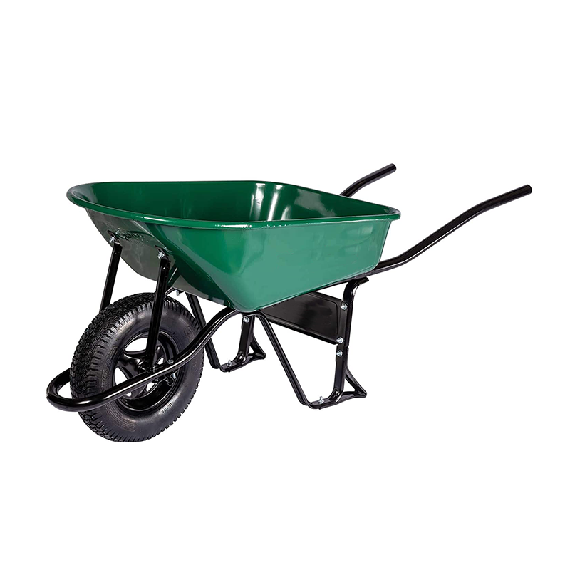 Industrial Heavy-duty Steel Wheelbarrow With 4.5-6 Cuft Capacity For ...