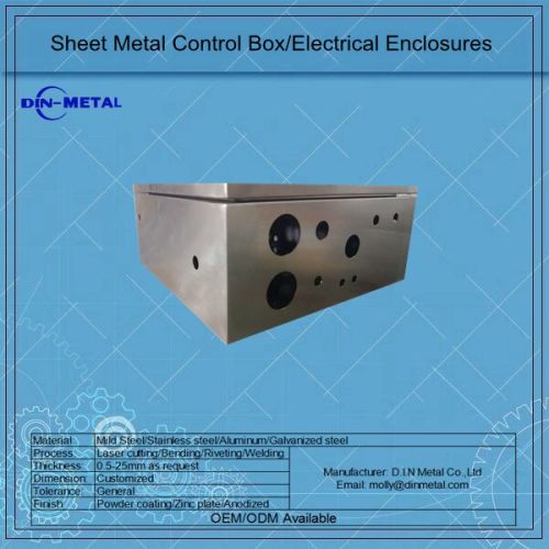 Sheet Metal Stainless Steel Control Box/ Electrical Enclosures ...