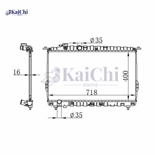 2531038001 Radiator Hyundai Sonata 2.0l2.4l2.5l2.7l 99-05, High Quality ...