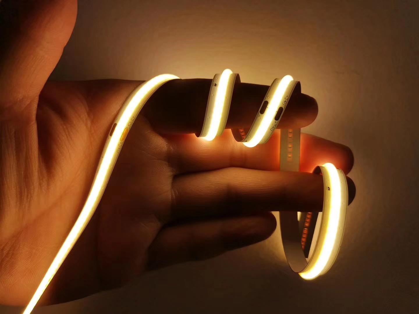 High Density Cob Led Strip 5mm/8mm Width, 528led/m, 24v, 14w/m ...