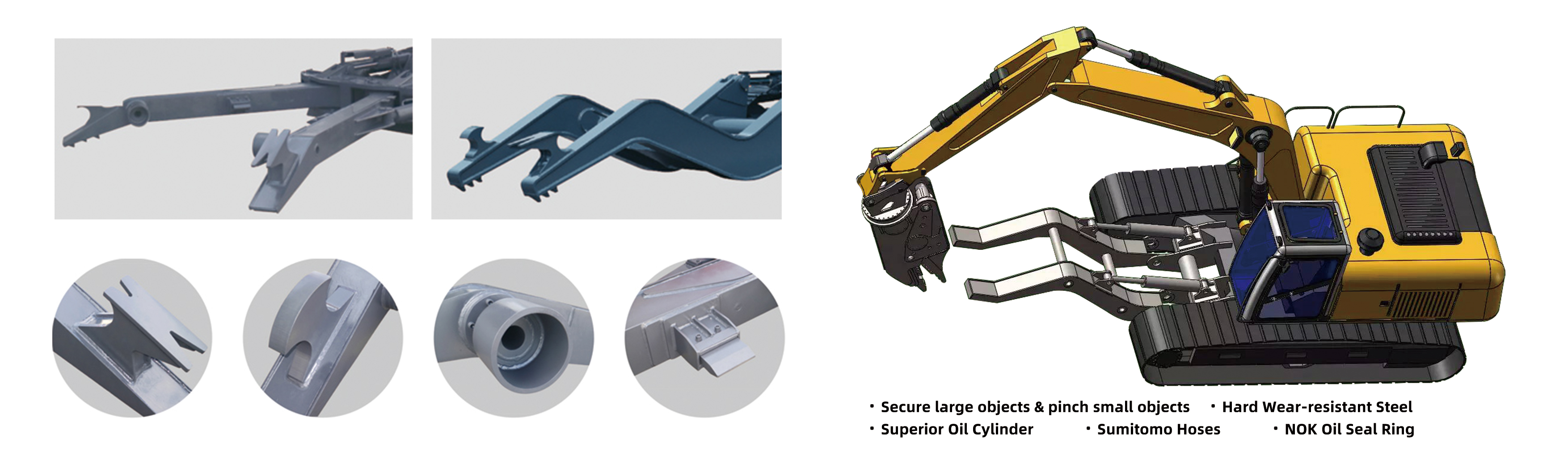 Excavator Attachment Hydraulic Car Dismantling Shear, High Quality ...