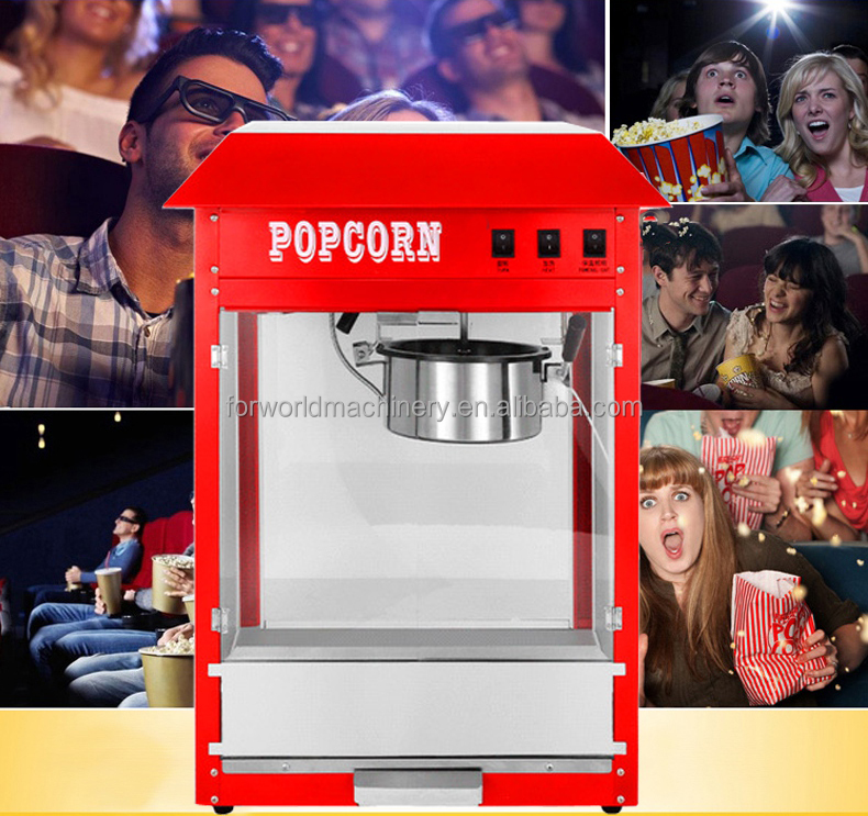 Cinema Popcorn Vending And Snack Making Machine: Large Capacity ...