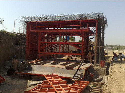 Inside Concrete Lining Tunnel Formwork Trolley Casting Mould, High ...