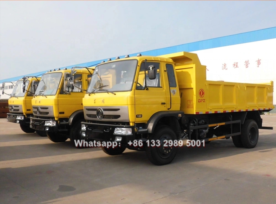 Dongfeng 6 Wheel 10 Ton Tipper Truck For Sale, High Quality Dongfeng 6 ...