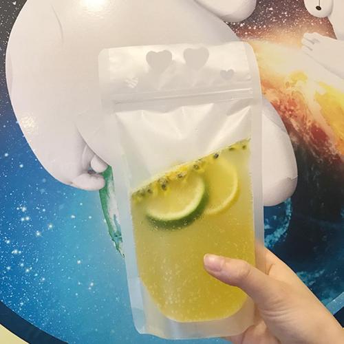 Custom Plastic Drink Pouch With Straw And Funnel, High Quality Custom ...
