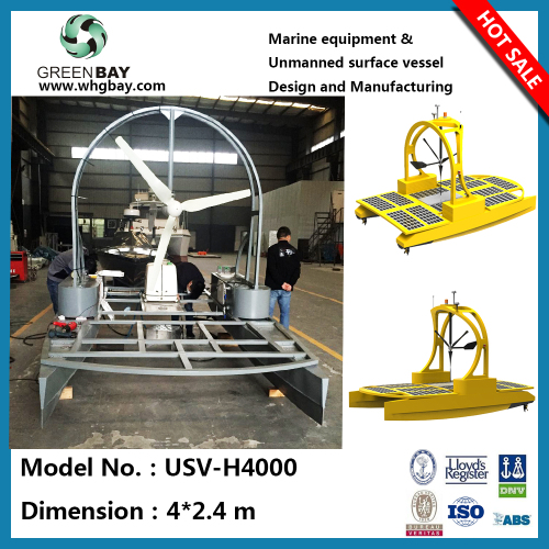 Wind Solar Energy Hybrid Power Unmanned Surface Autopilot Unmanned ...