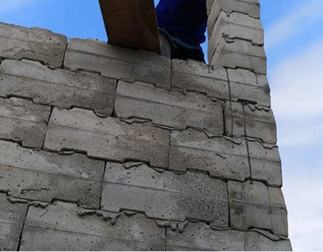 3d Concrete Figure Mold: Silicone Plastic Hollow Interlock Brick Mold ...