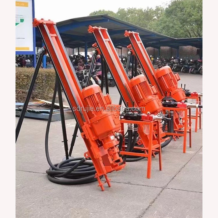Pneumatic Drill Rig For Portable Underground Mine Rock Drilling, High ...