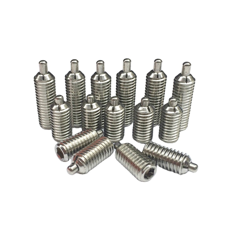 Stainless Steel Knob Plunger With Spring For Positioning And Reset - M6 ...