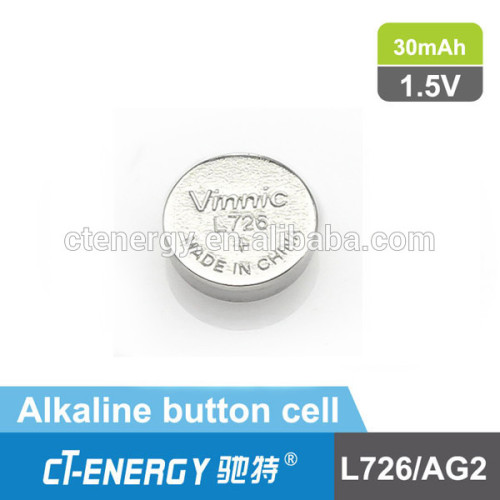 Foshan Vinnic Alkaline Button Cell L726 1.5v Ag2, High Quality Foshan Vinnic Alkaline Button ...