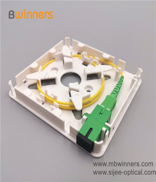 1 Core Ftth Fiber Wall Socket Faceplate Fiber Demarc Box, High Quality ...