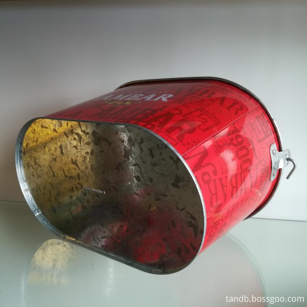 Large Size Oval Galvanized Tin Bucket, High Quality Large Size Oval ...