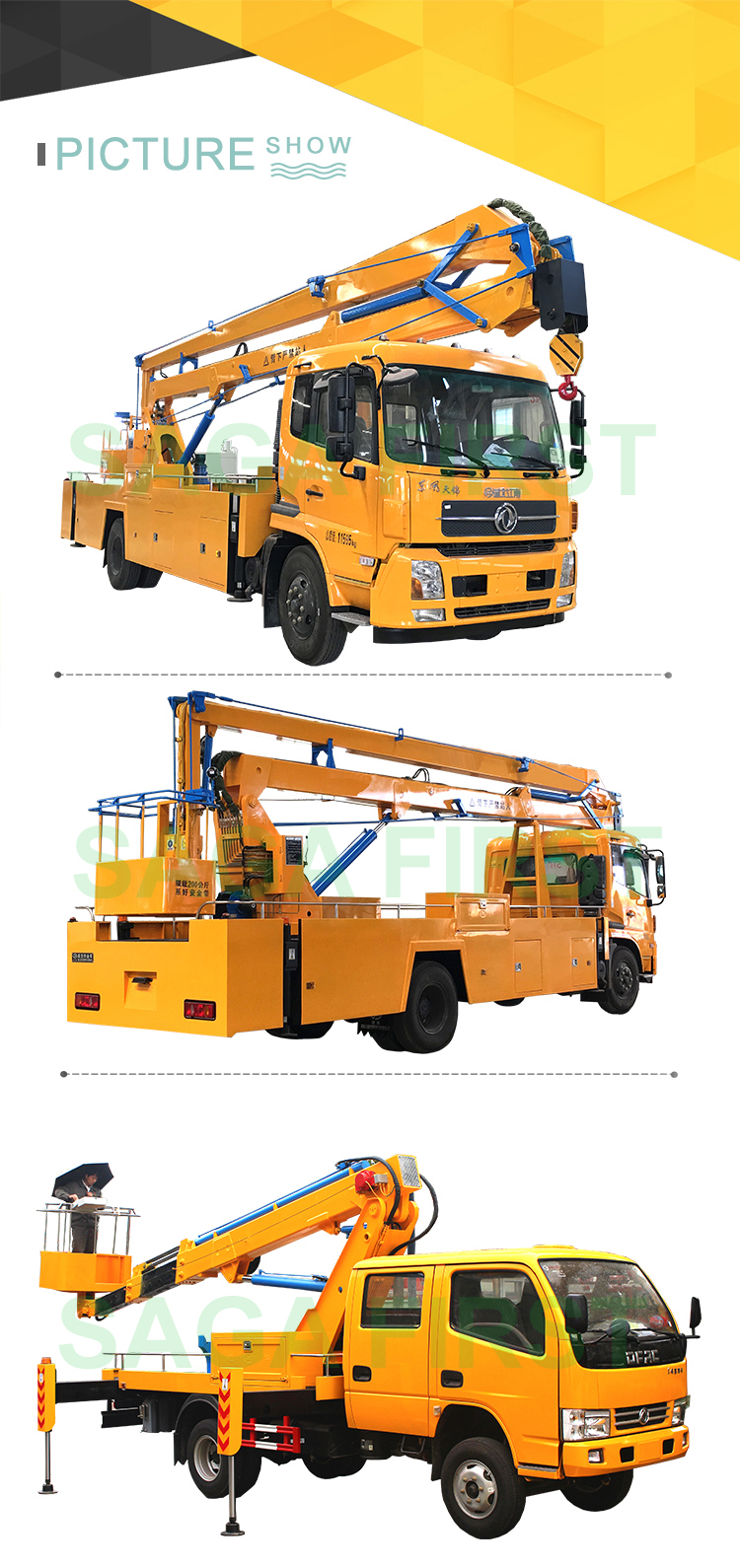 Diesel Power 20m Construction Articulated Pickup Truck Boom Lift" Could ...