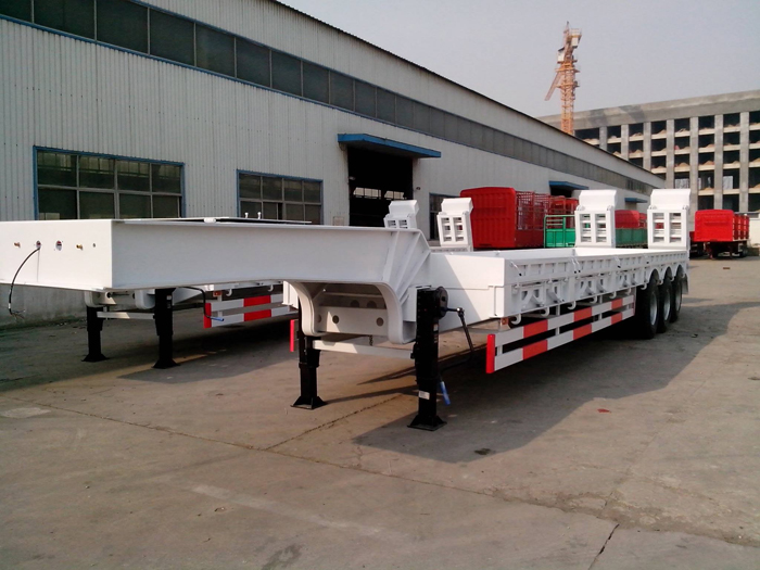 Hydraulic Gooseneck Detachable Low Bed Semi Truck Trailer For Sale ...