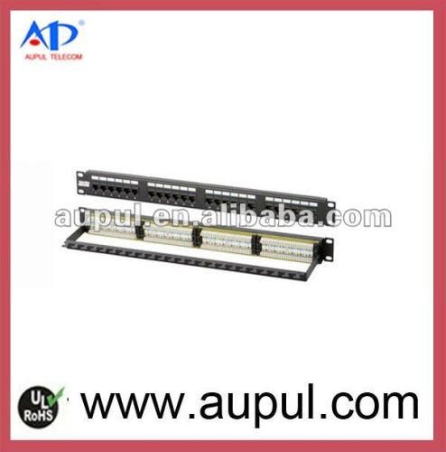 Cat 5e 24 Port Patch Panel For 19" Rack Mount, High Quality Cat 5e 24 ...