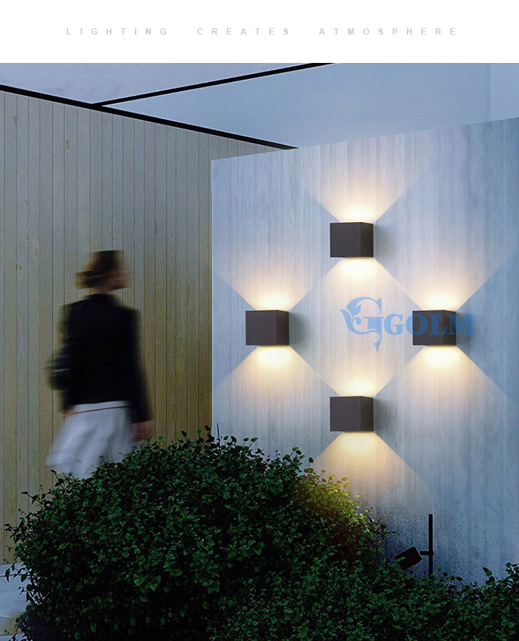 6w Modern Ip65 Waterproof Square Led Wall Light, High Quality 6w Modern ...