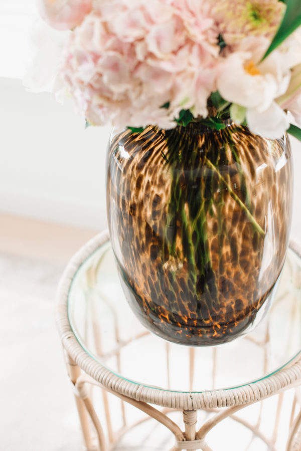 Leopard Spotted Flower Glass Vase Bud Vase, High Quality Leopard ...
