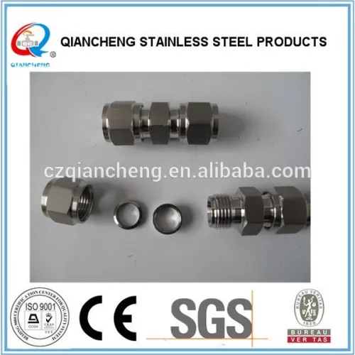 Ss Double Compression Union Fitting, High Quality Ss Double Compression ...