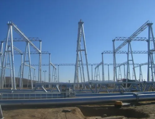 35kv 110kv 220kv 500kv Substation Structures Steel Poles, High Quality 35kv 110kv 220kv 500kv ...
