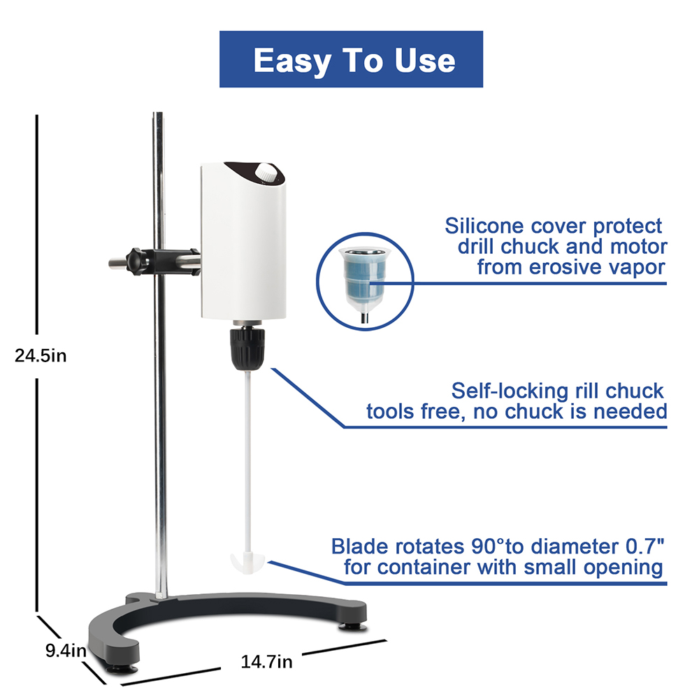 Aelab 10l Digital Mini Overhead Stirrer, High Quality Aelab 10l Digital ...