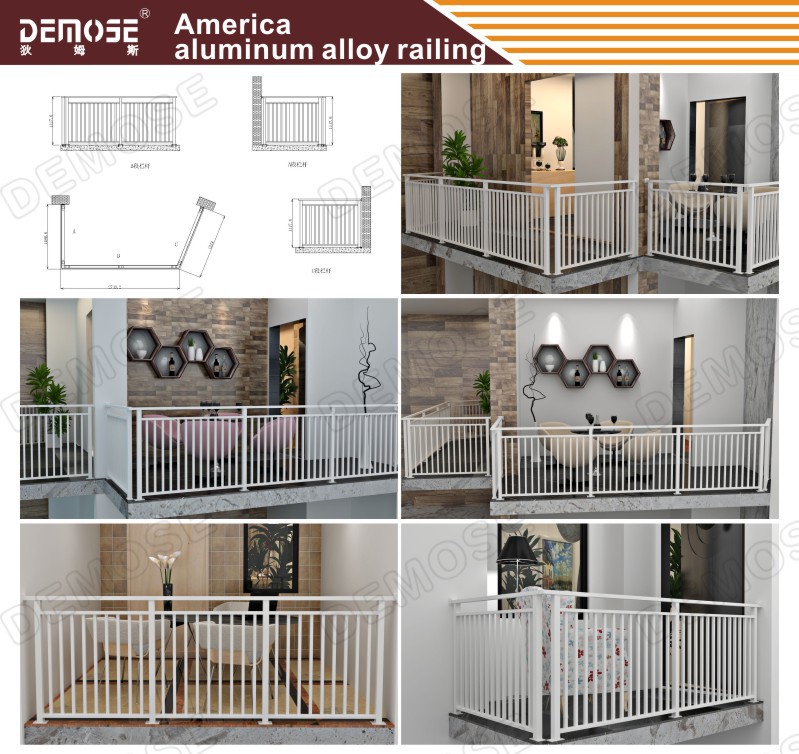 Aluminum Balcony Railing Designs & Veranda Railing Ideas, High Quality ...
