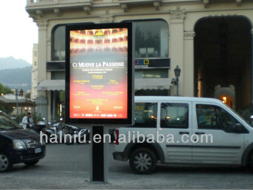 Outdoor Scrolling Mupi Light Box, High Quality Outdoor Scrolling Mupi ...