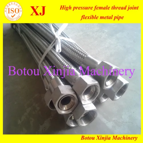 High Pressure Female Thread Joint Flexible Metal Pipe, High Quality ...