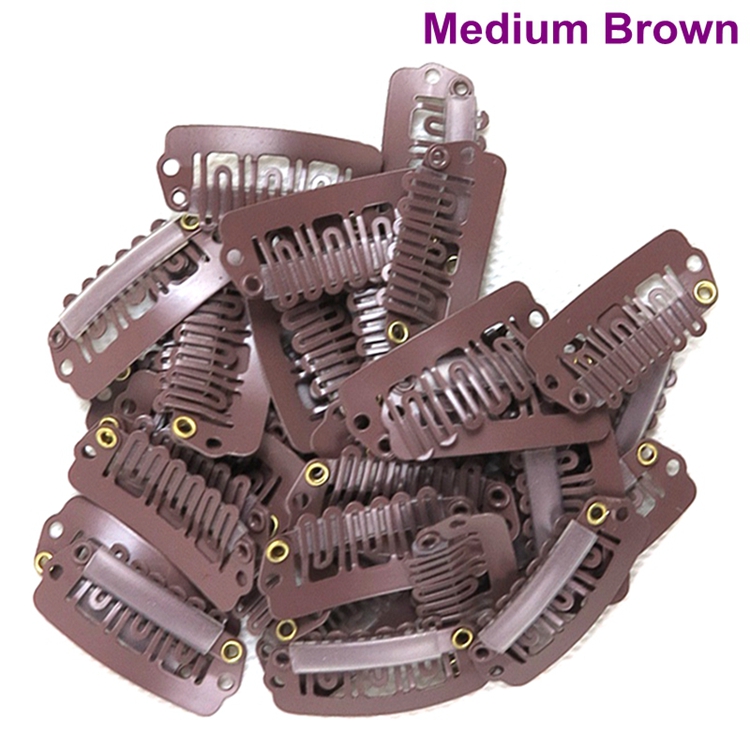 2.8cm 6 Teeth & 8 Teeth Stainless Steel Hair Clips For Clip-in Hair ...