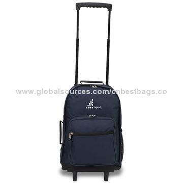 Double Shoulder Trolley Bag, 2 Wheels, High-quality Imported Fabric ...