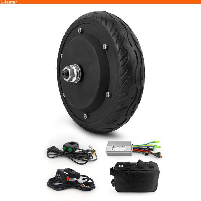 6.5 Inch Diy Electric Scooter 350w Front Wheel Hub Motor With Thumb ...