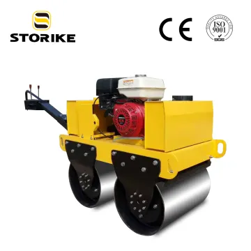 500kg Manual Type Tandem Wheels Vibration Pitch/bitumen Compactor Road ...