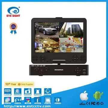 4channel Build-in 10.5 Inch Lcd Dvr Combo, High Quality 4channel Build ...