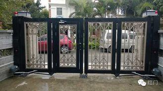Motorized Automatic Villa Swing Gate With Long Range Remote, High ...