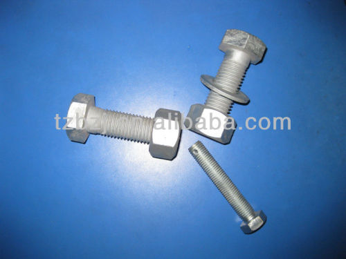 Bolt/nut/washers Galvanized, High Quality Bolt/nut/washers Galvanized ...