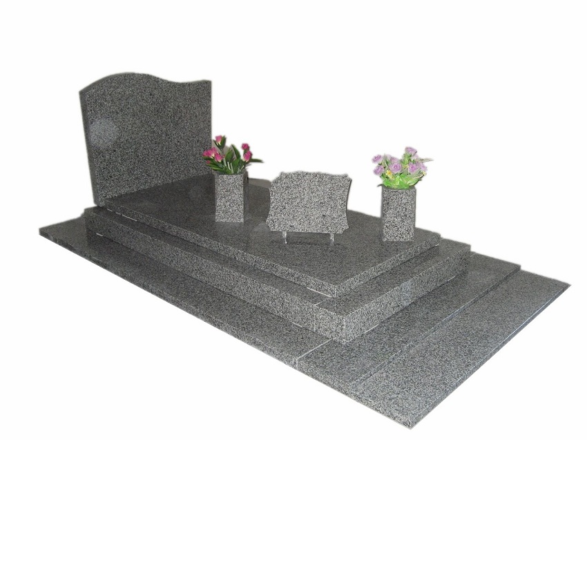 Lápidas De Lápida De Lápida Pulida De Granito Negro De Estilo Francés ...