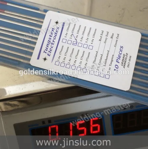 Red Tip 2% Thoriated Tungsten Electrode Wt20 2.4mm For Tig Welding ...