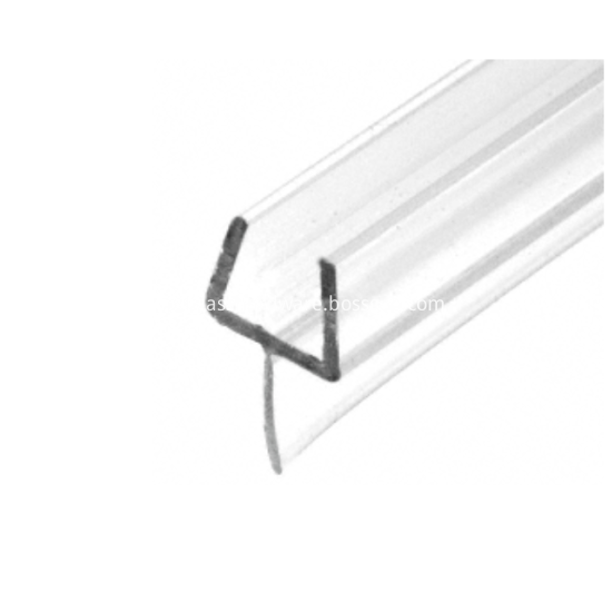 Shower Door One-piece Bottom Rail With Clear Wipe, High Quality Shower ...